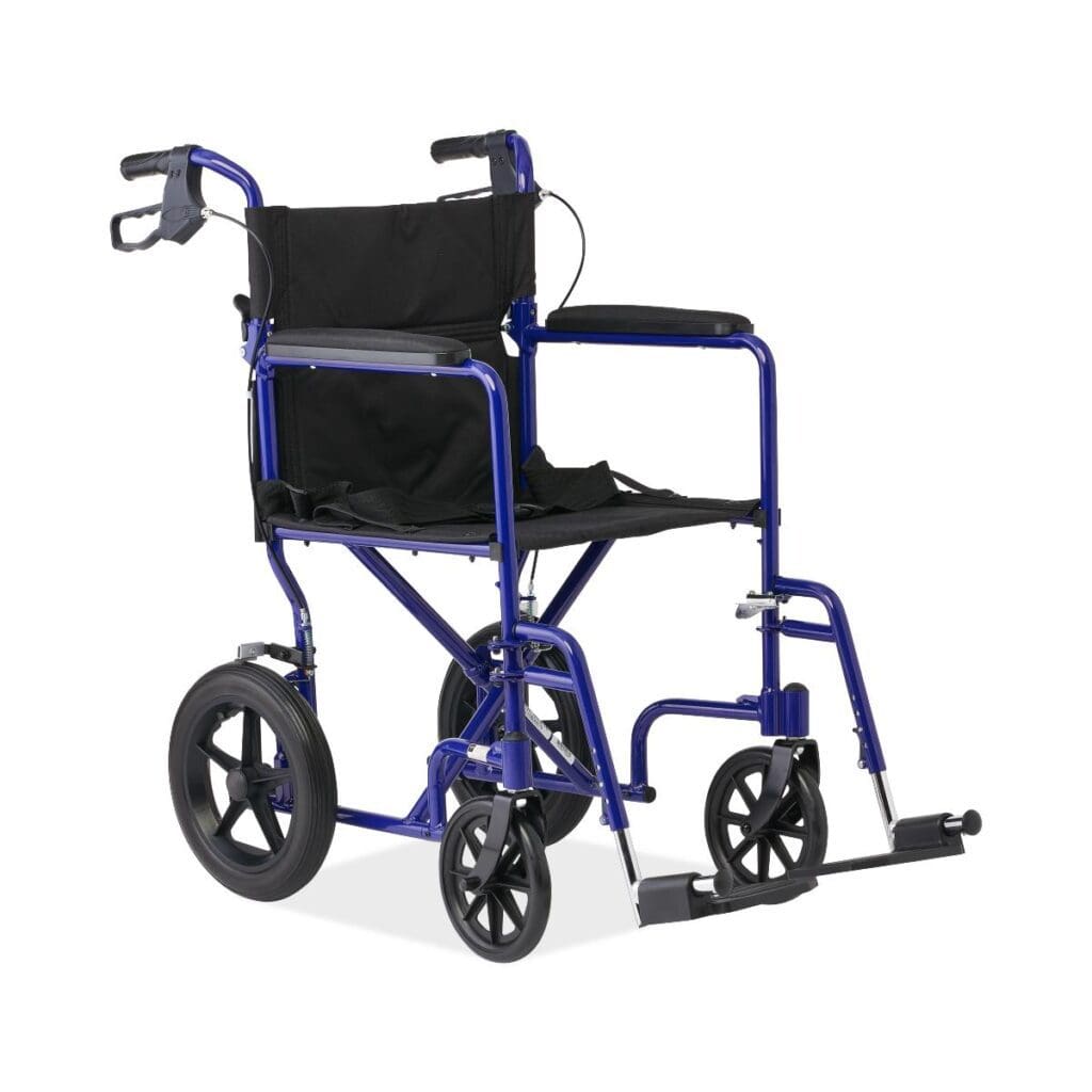 Medline Transport Chair With 12" Wheels - Comfort Medical Supply | Lift ...