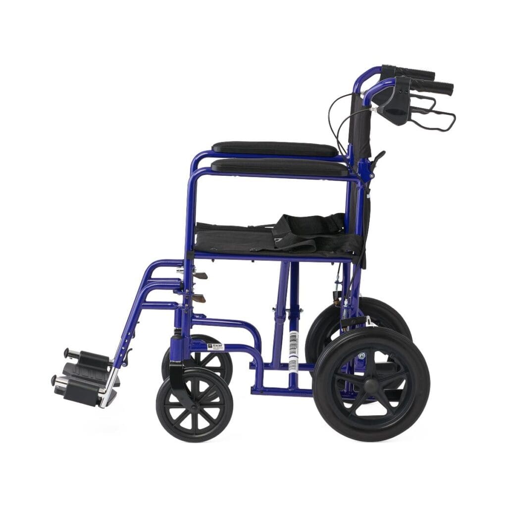 Medline Transport Chair With 12" Wheels - Comfort Medical Supply | Lift ...